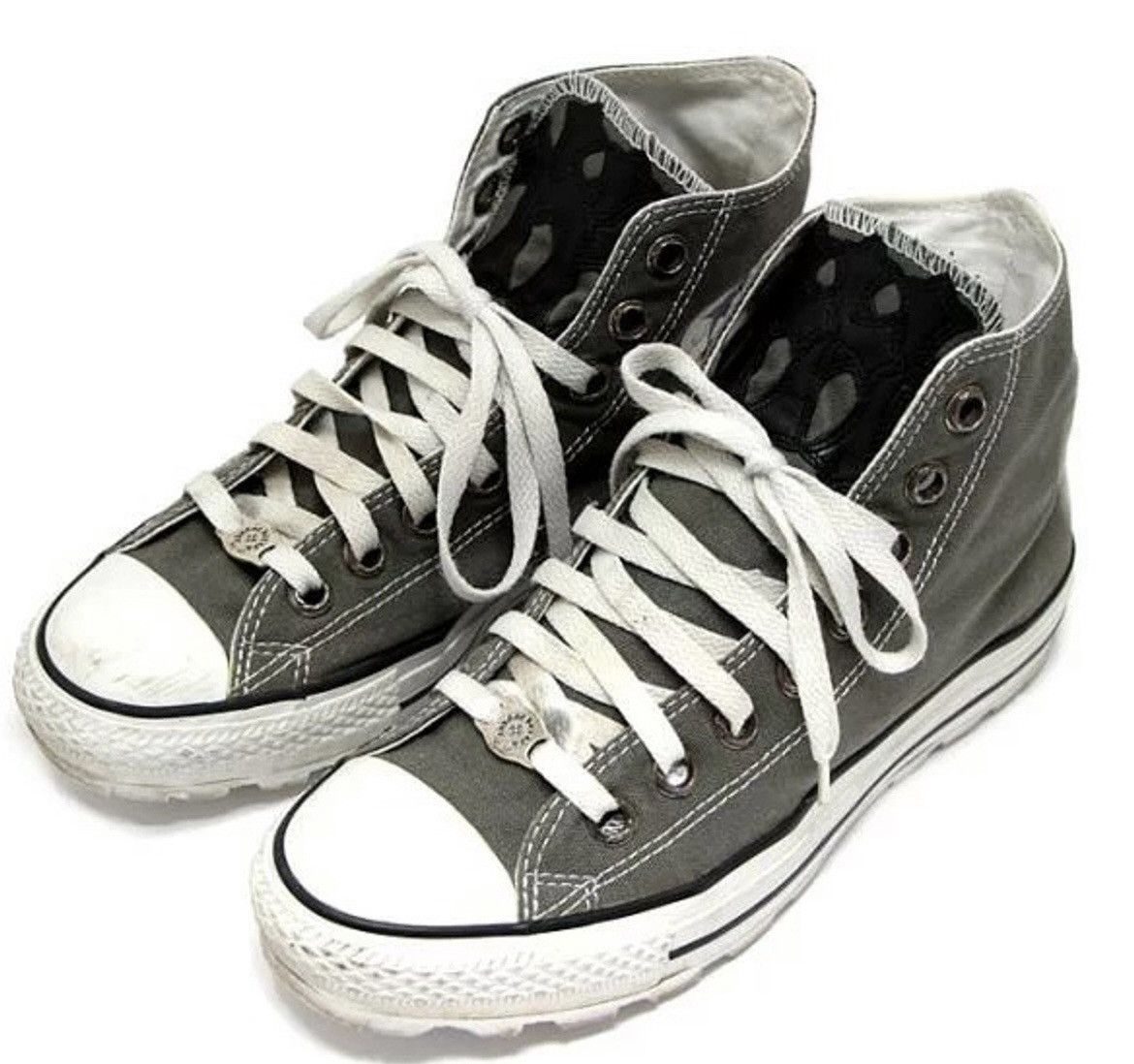 Chrome Hearts × Converse Chrome Hearts X Converse Grey High Top Chuck ...