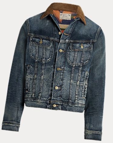 Polo Ralph Lauren 🔥Polo Ralph Lauren Aztec Denim Trucker Jacket Southwestern | Grailed