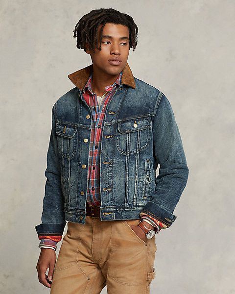 Polo Ralph Lauren 🔥Polo Ralph Lauren Aztec Denim Trucker Jacket Southwestern | Grailed