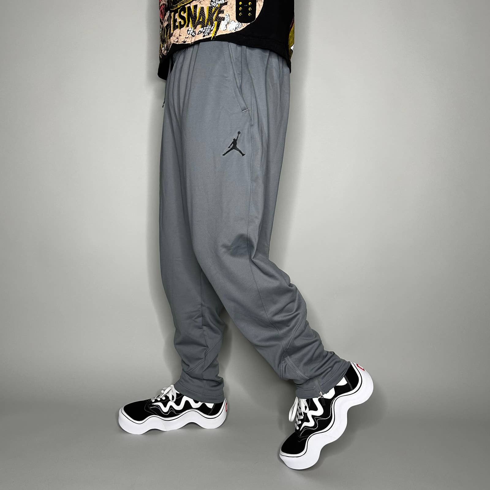 Jordan Brand × Streetwear Jordan Sweatpants Smoke Grey Black Jumpmany ...