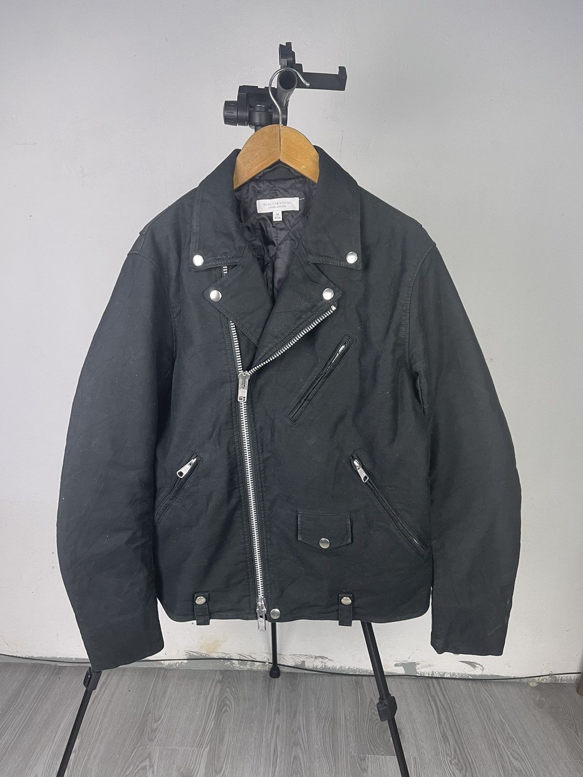 Japanese Brand Black Beauty & Youth United Arrow double collar jacket | Grailed
