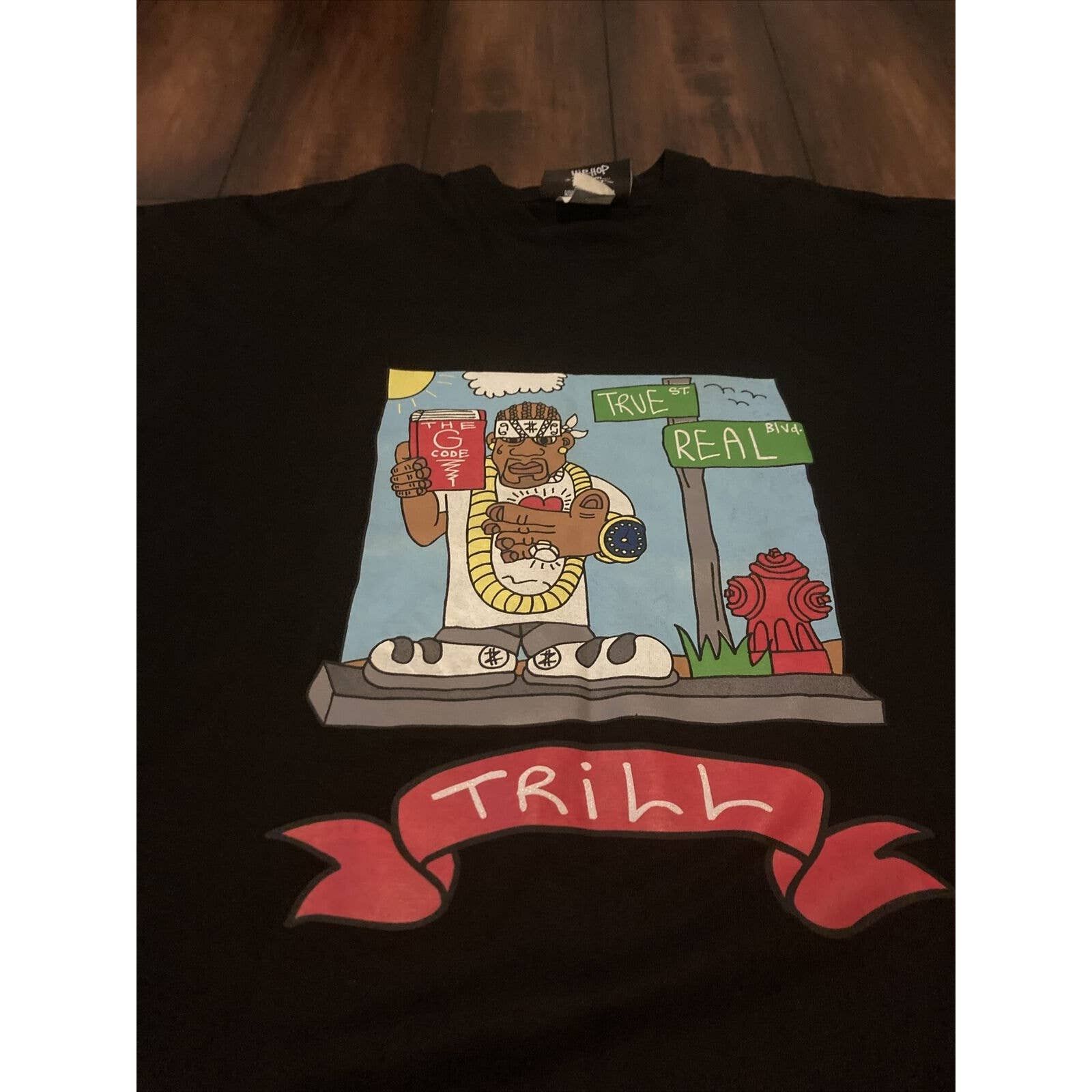 Vintage Algierz 5XL UGK Trill Pimp C Bun B True St T-Shirt Hip Hop ...