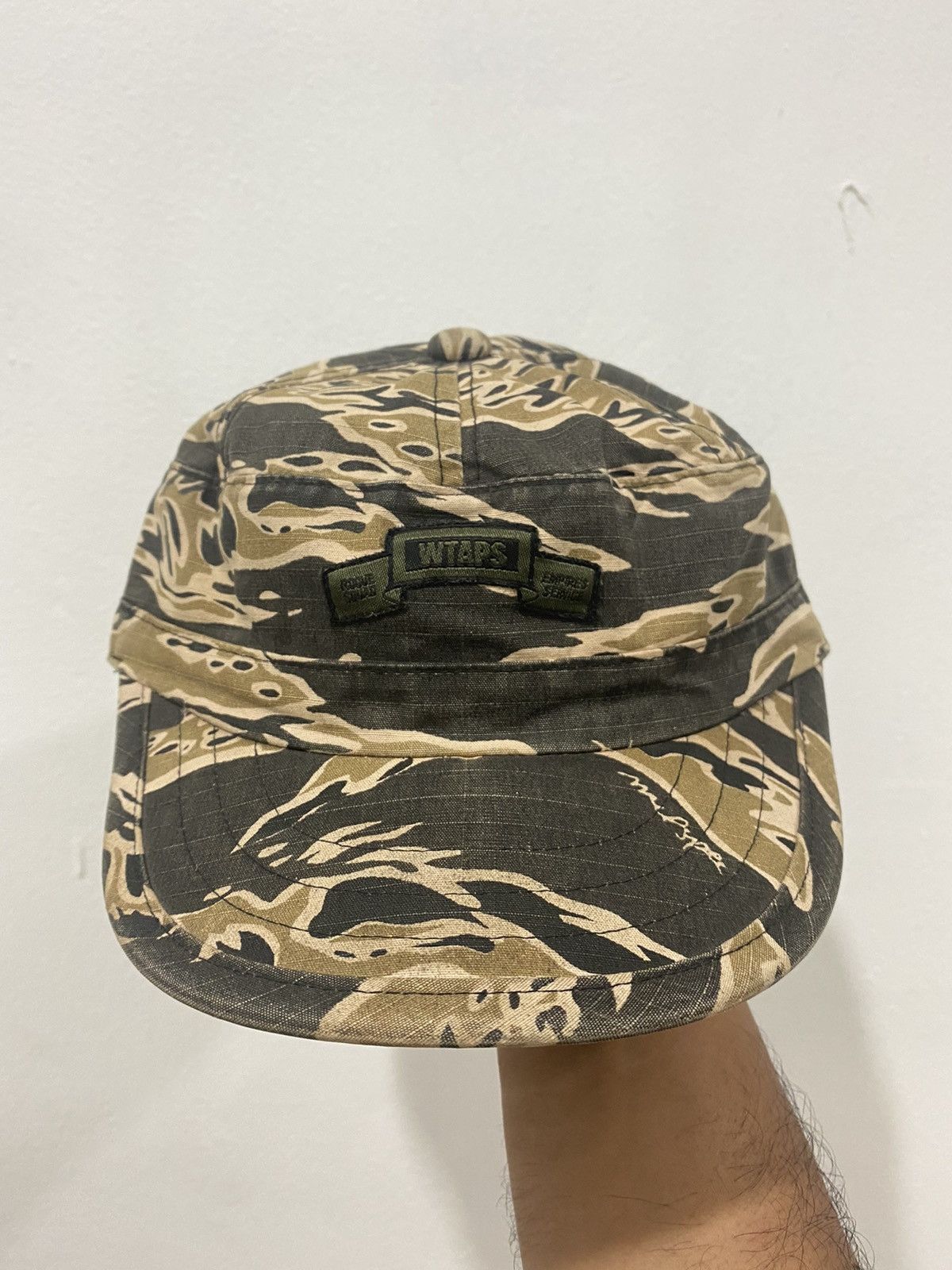 Vintage × Wtaps 2001 WTAPS Tiger Stripe Hat | Grailed