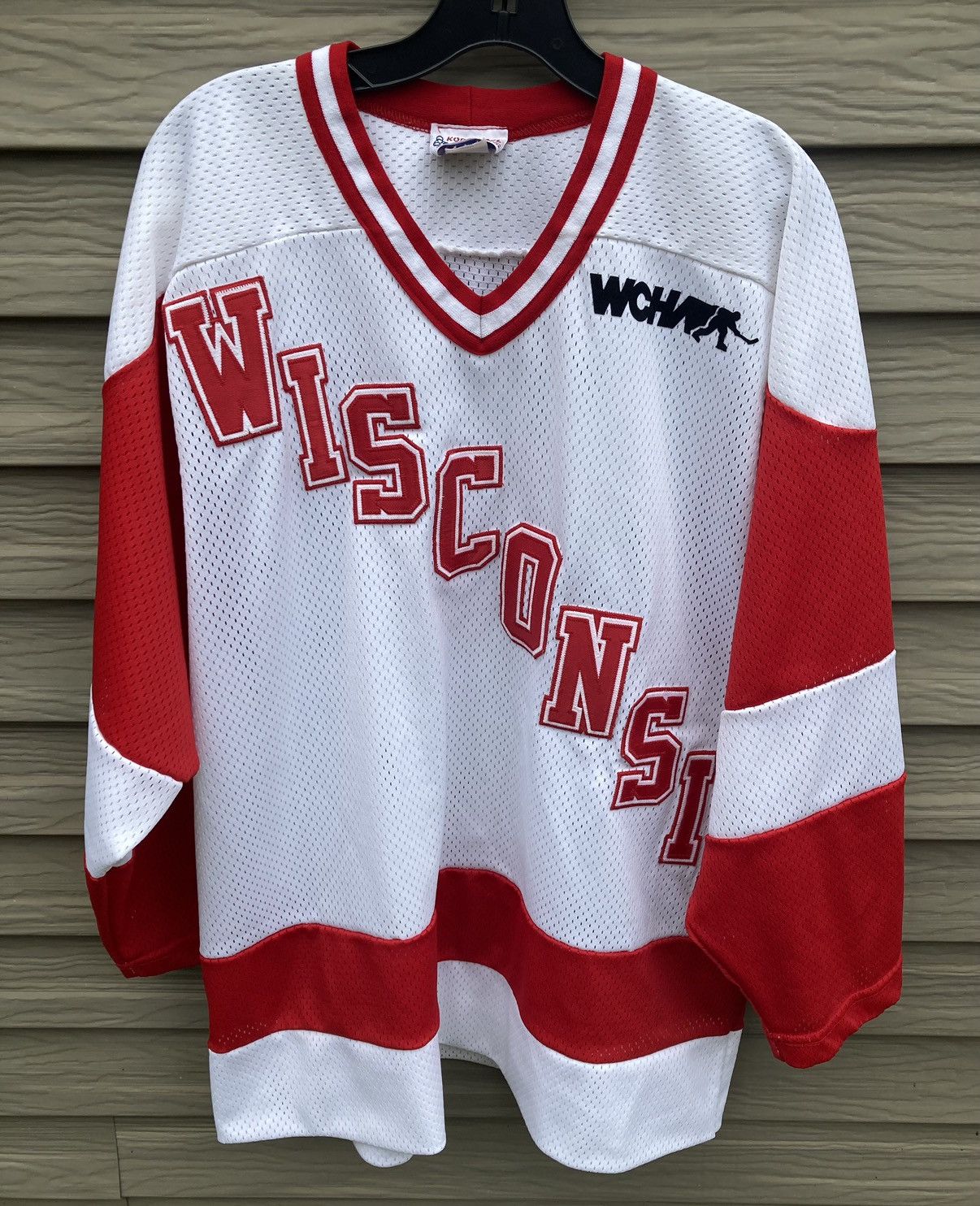 Starter × Vintage Vintage Wisconsin Badgers Hockey Jersey WCHA Made in ...