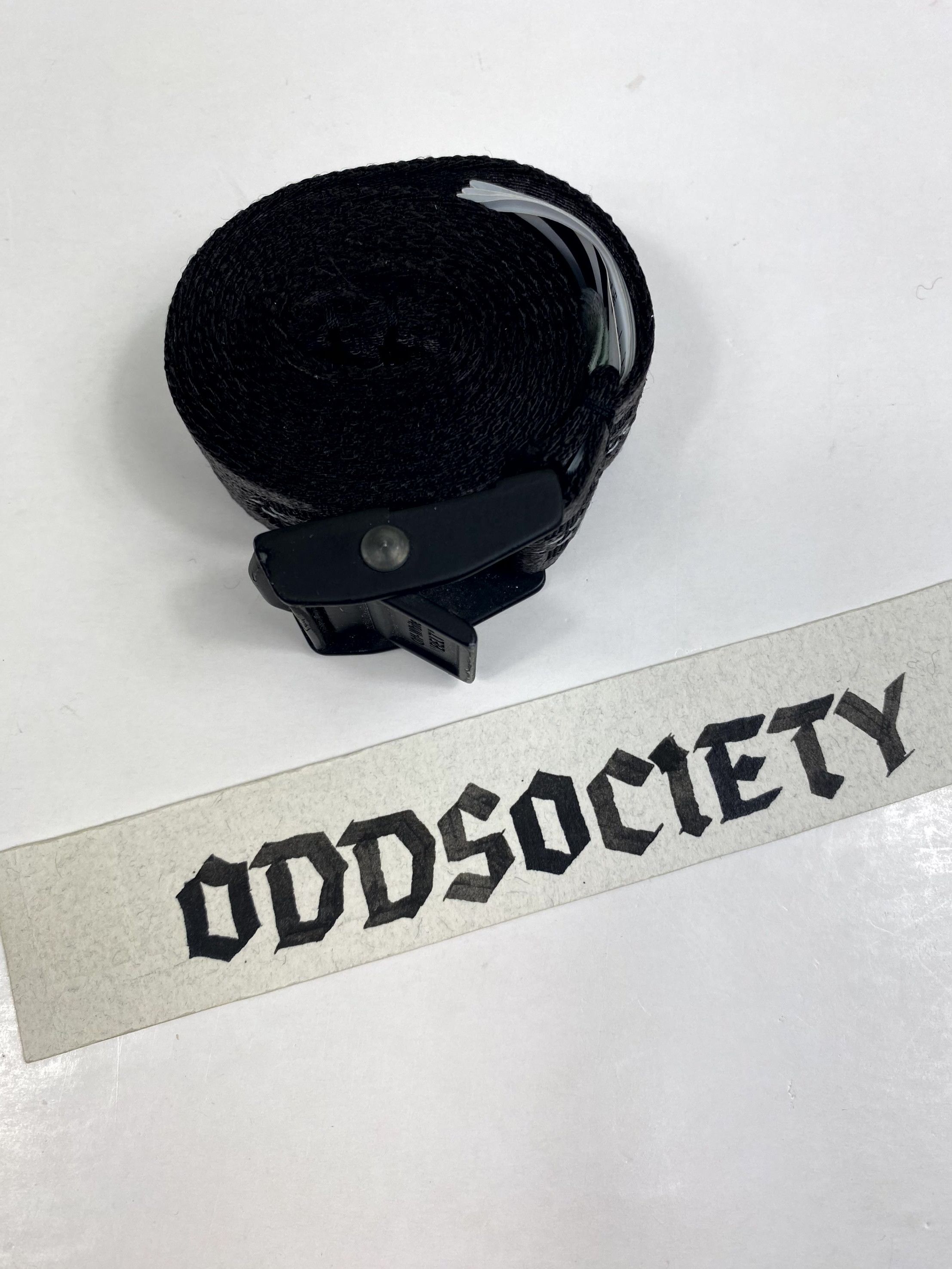 Off-White Off-White Mini Classic Black Industrial Logo Belt | Grailed