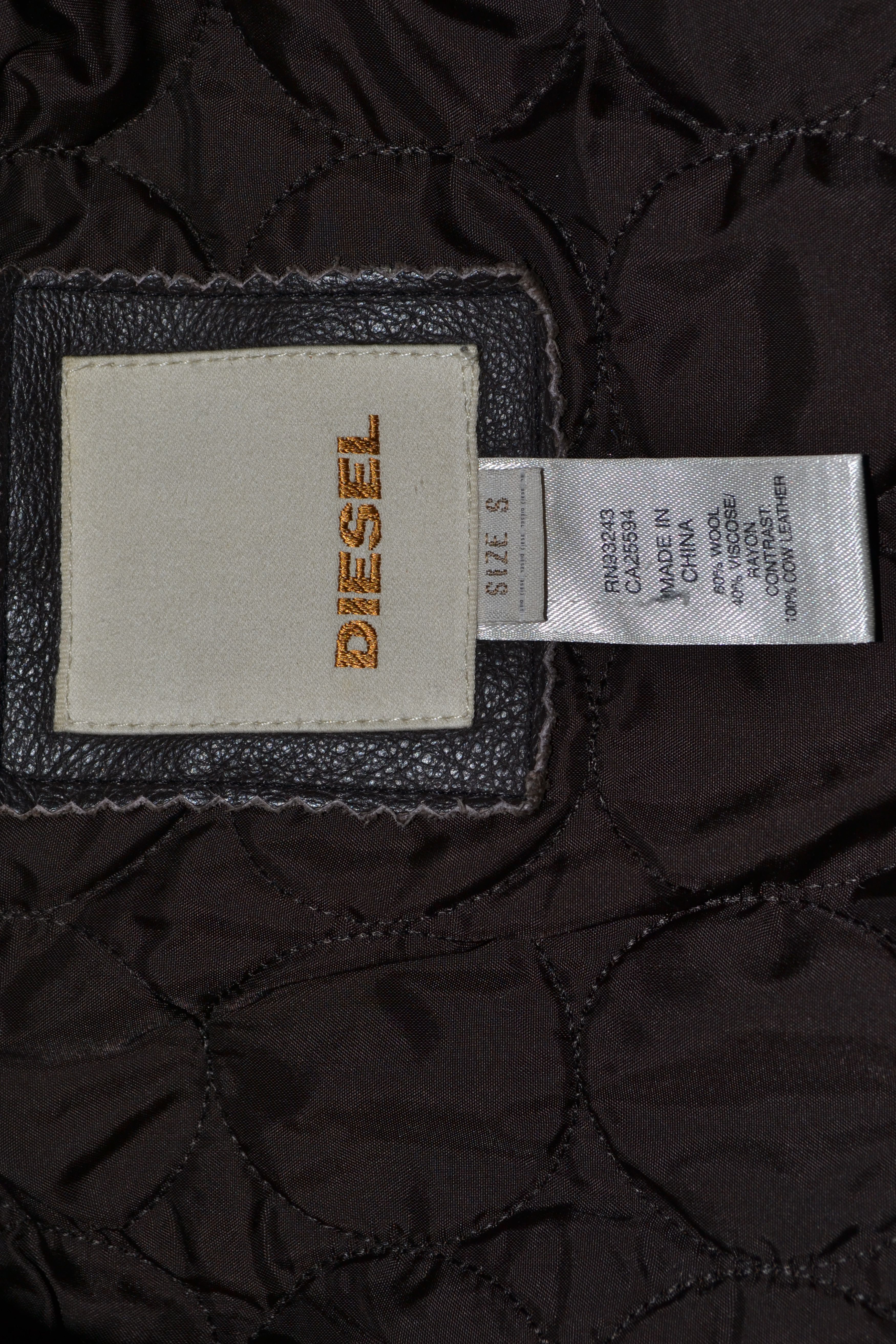 Diesel DIESEL Leather Jacket | Grailed