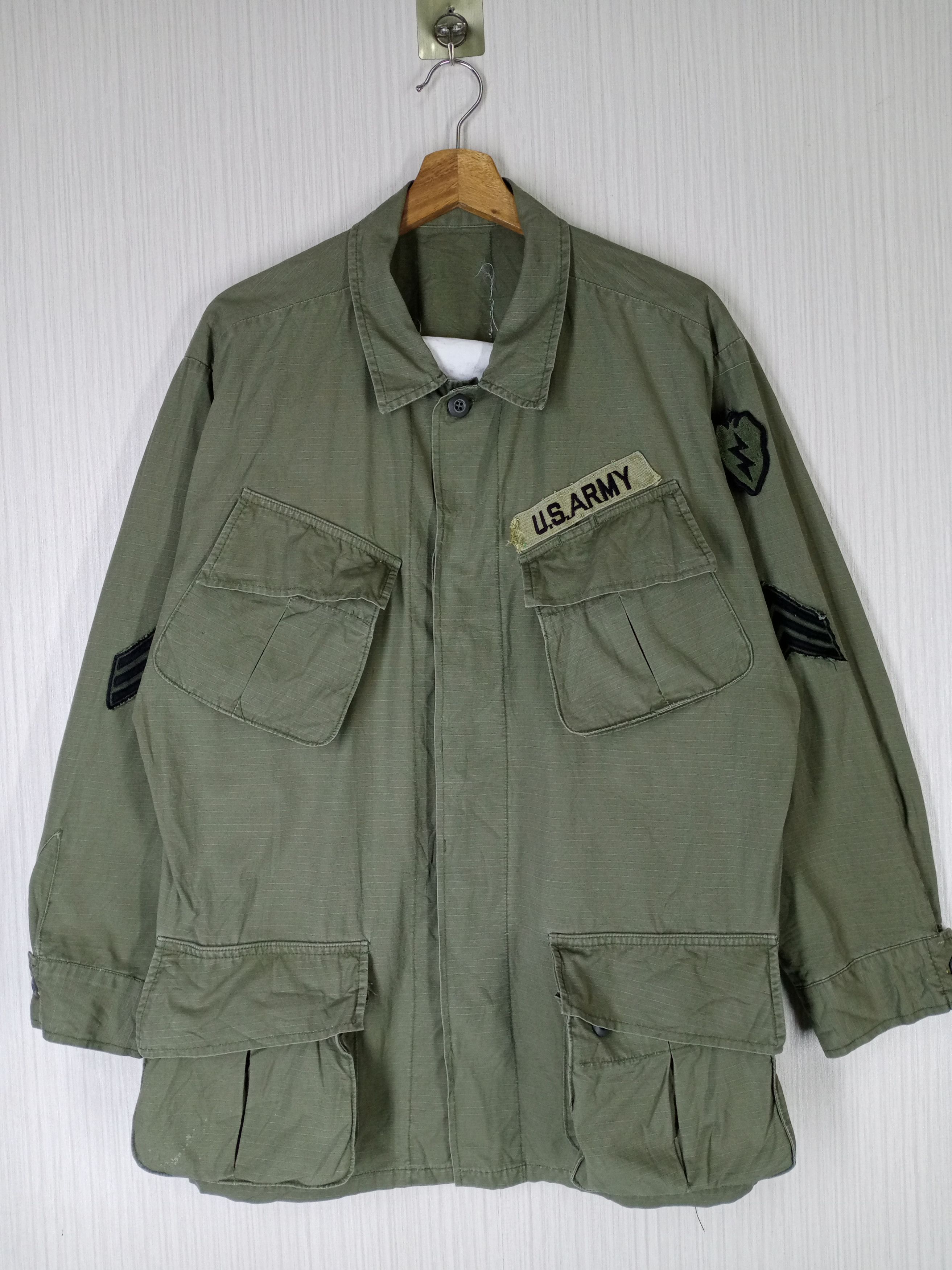 Other RARE VINTAGE 80'S US ARMY MILITARY MULTIPOCKET JACKET | Grailed