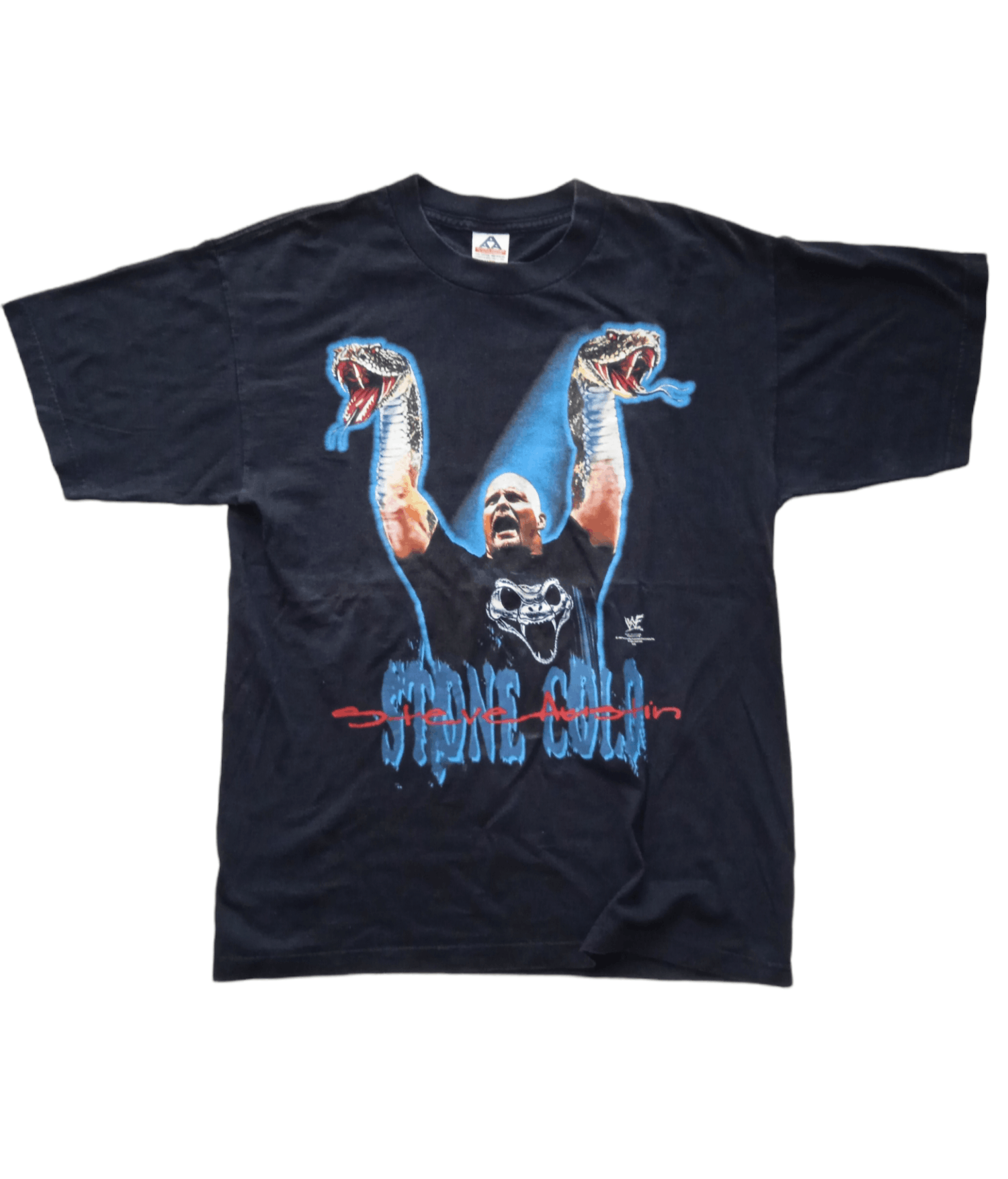 Streetwear × Vintage × Wwf Vintage 90s WWF Stone Cold Rattlesnake ...