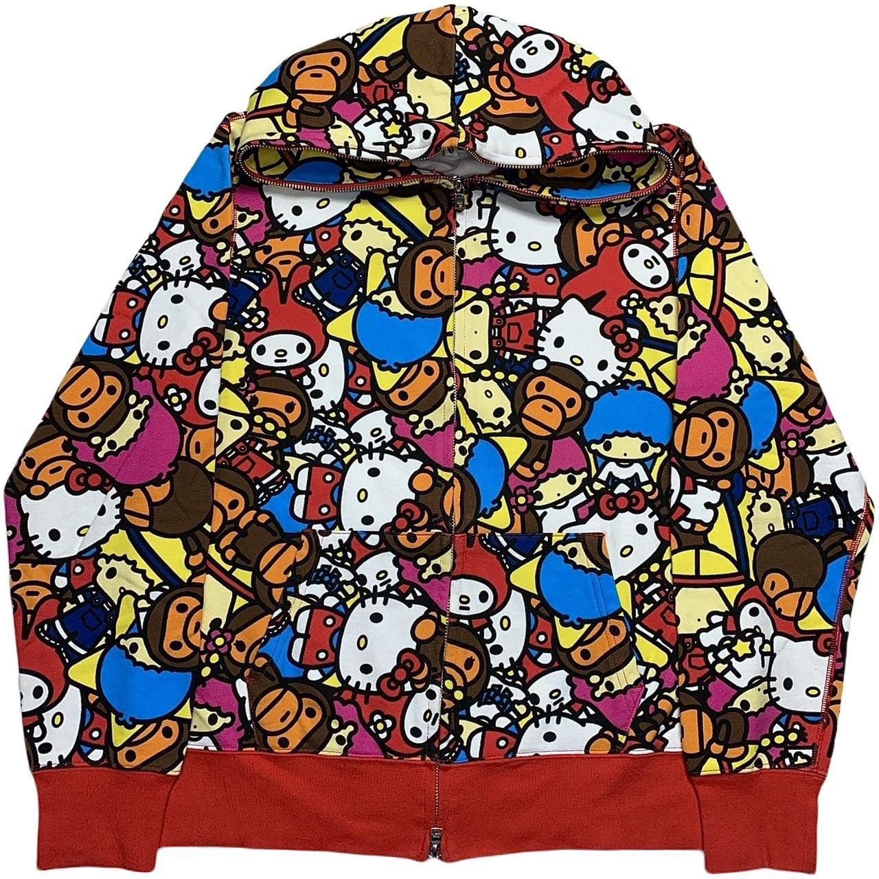 Bape Bape x Hello Kitty Sanrio Full Zip Hoodie | Grailed