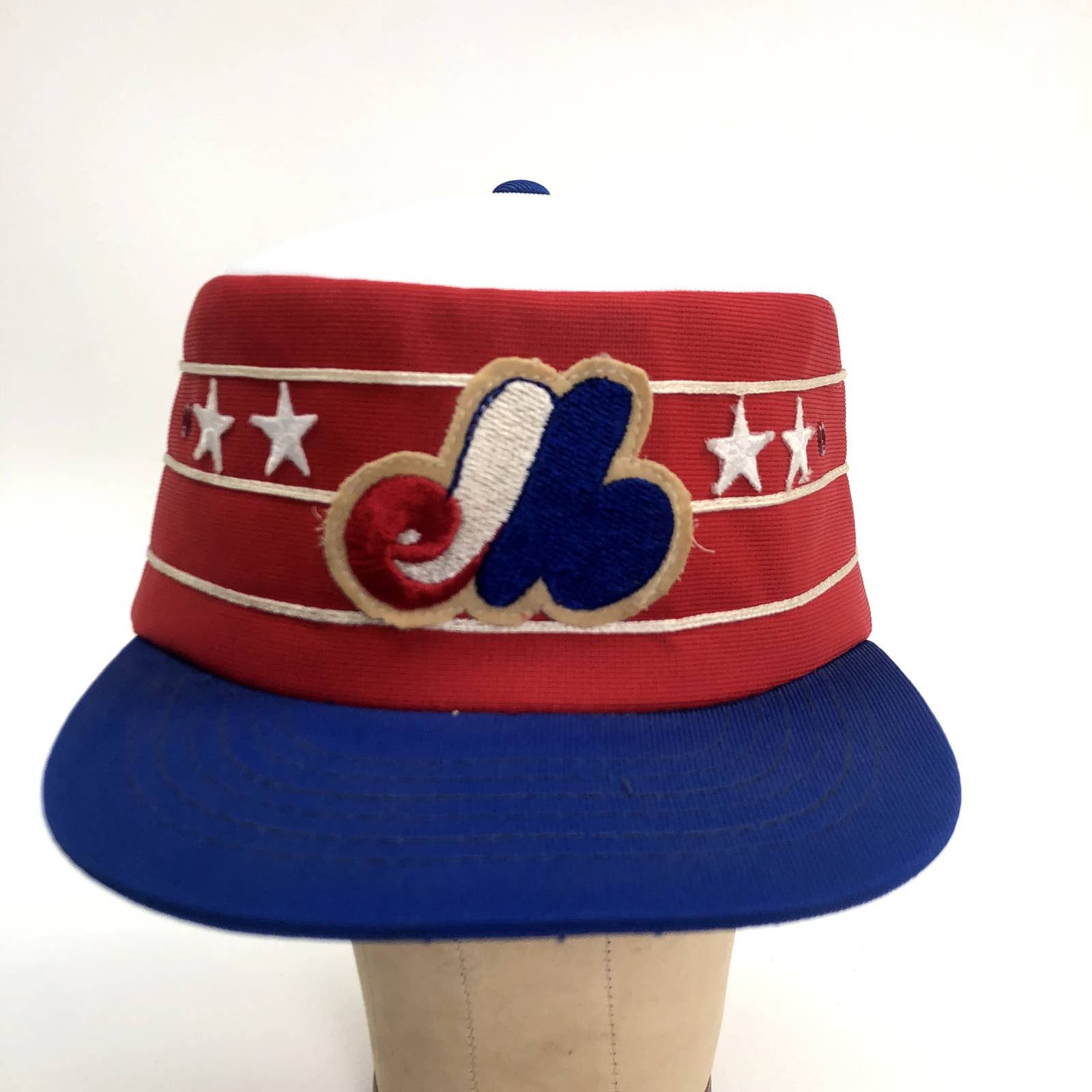 Vintage 70s Montreal Expos Rare Pillbox Snapback Baseball Cap Hat | Grailed