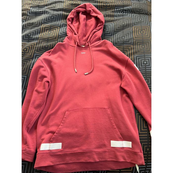 Off-White Men's off white main label Virgil Abloh Hoodie Sweatshirt ...