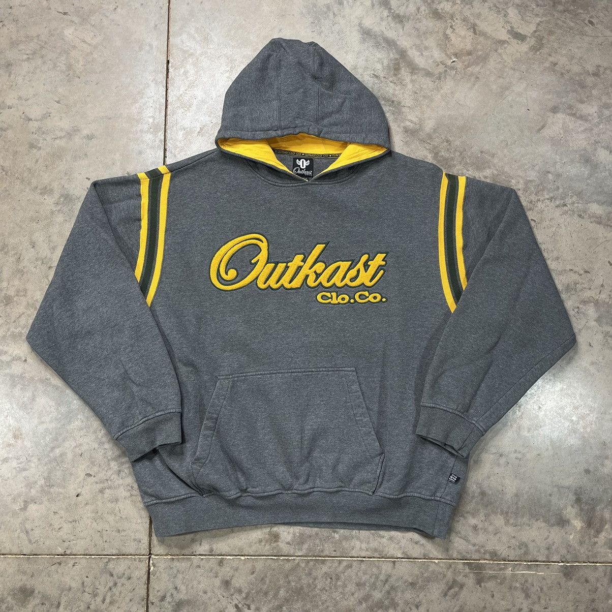 Vintage Vintage OutKast Clothing Co Hoodie Sweatshirt Chenille Logo ...