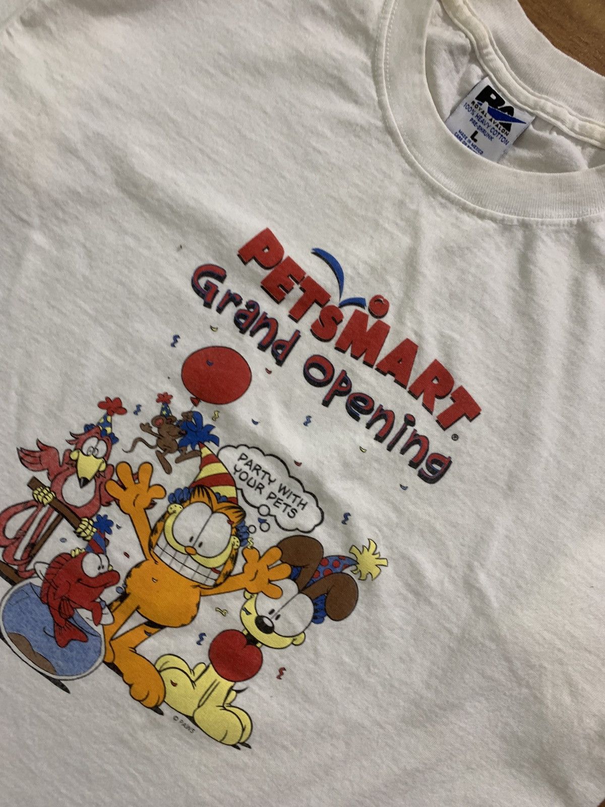Cartoon Network × Streetwear Vintage Garfield x Petsmart T shirt | Grailed