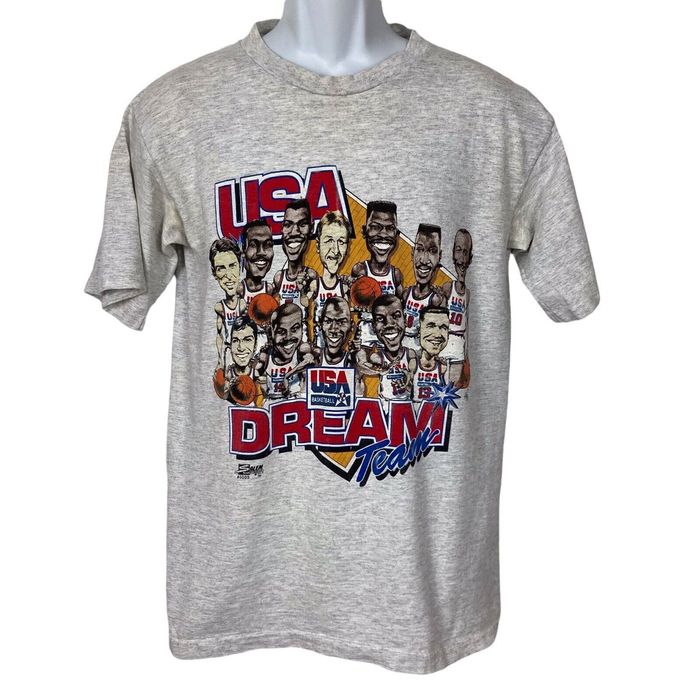 Salem Sportswear Vintage 1992 USA Mens Basketball Olympic Dream Team T ...