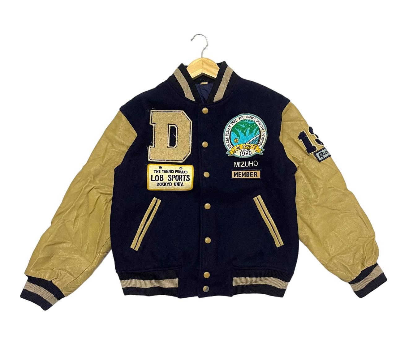 Vintage Vintage 90s Village Stone Oldvarsity Stadium Jacket | Grailed