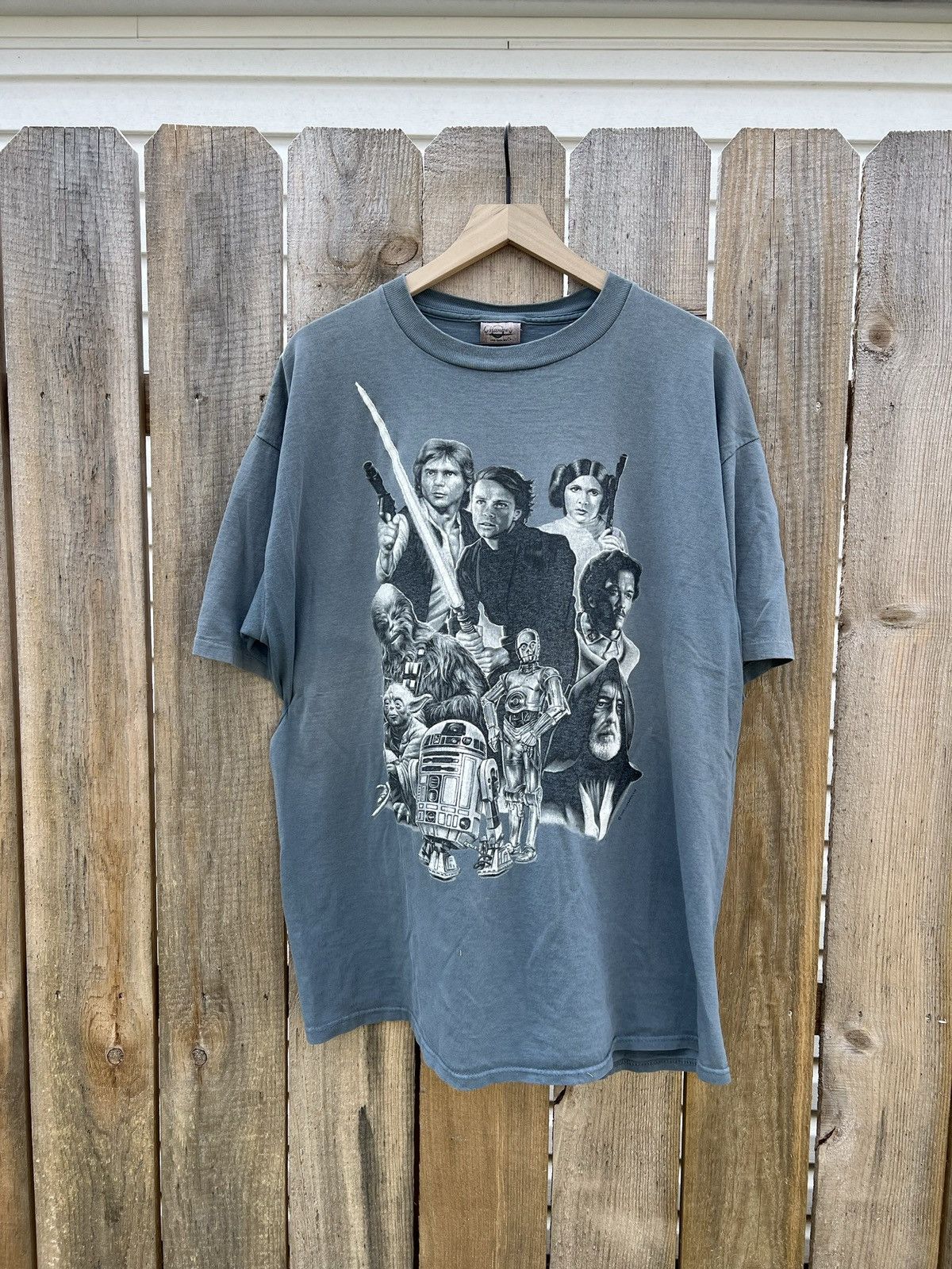 Vintage Vintage 1995 Star Wars Character Tee Grailed