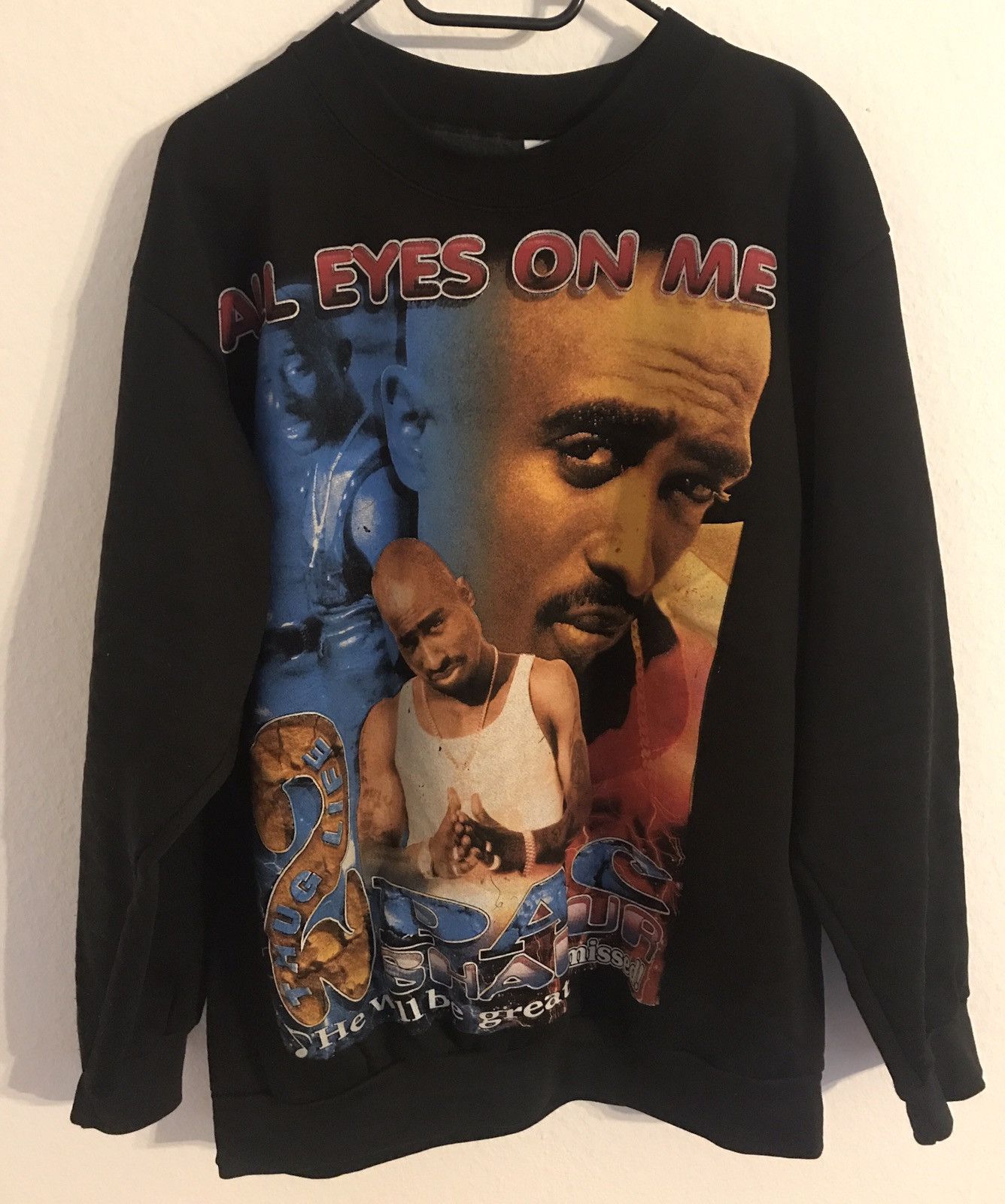 Vintage Original 90s Tupac 2Pac Sweater | Grailed