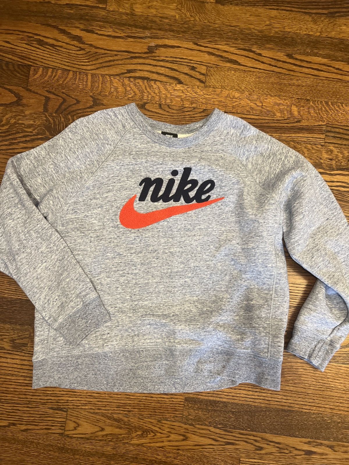 Nike Old school nike symbol crewneck | Grailed