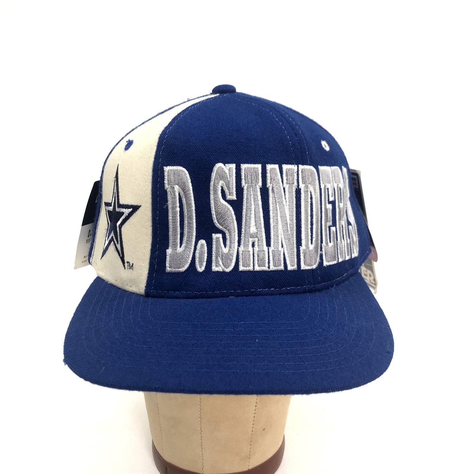 Starter 90s Starter D Sanders Dallas Cowboys Tri Power Snapback Hat ...