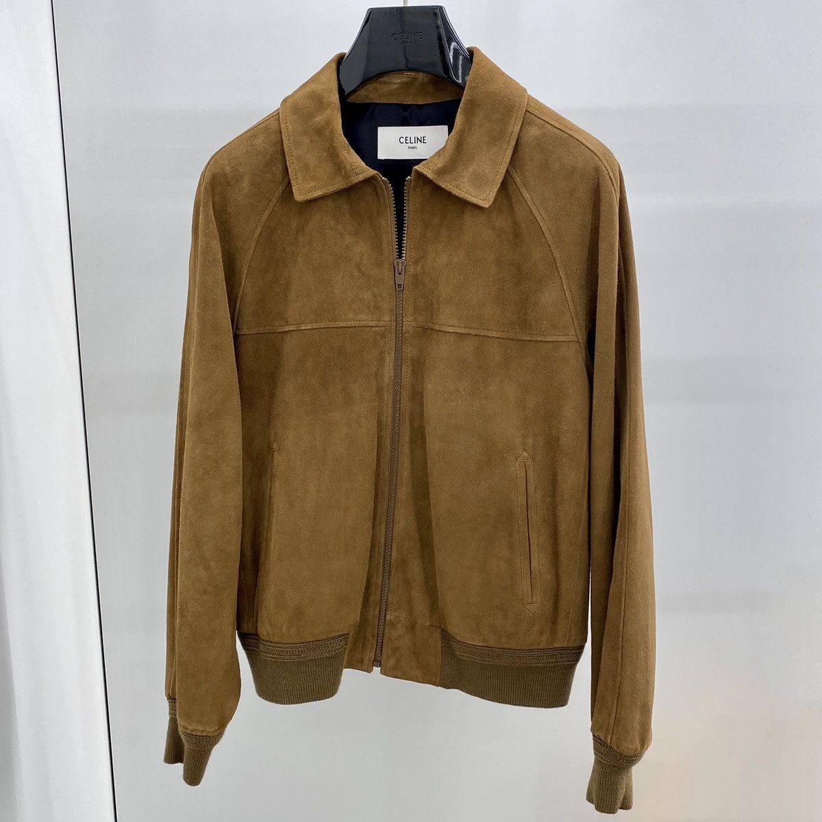 Celine × Hedi Slimane Celine Raglan Suede Jacket in Medium | Grailed