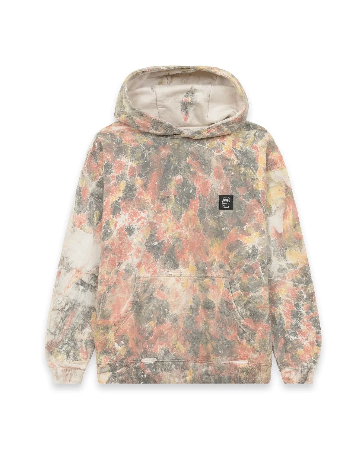 Brain Dead Brain Dead Marble Dye Hoodie - Red | Grailed