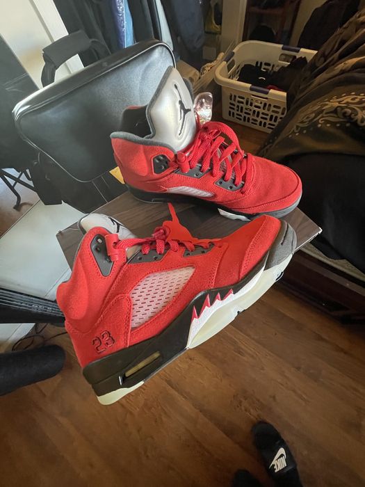 Nike Jordan 5 Raging Bull Red (2021) | Grailed