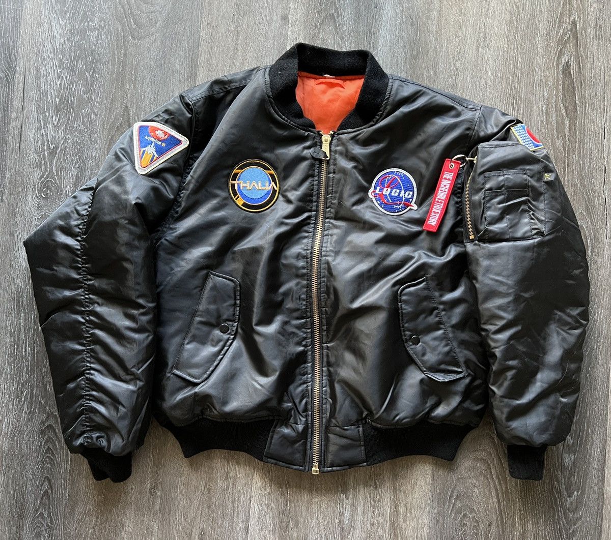 Vintage Rare Logic the incredible true story MA-1 bomber jacket | Grailed