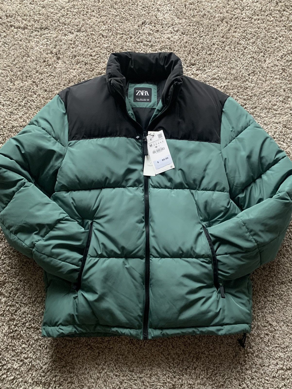 Zara Zara Quilted Puffer Jacket | Grailed