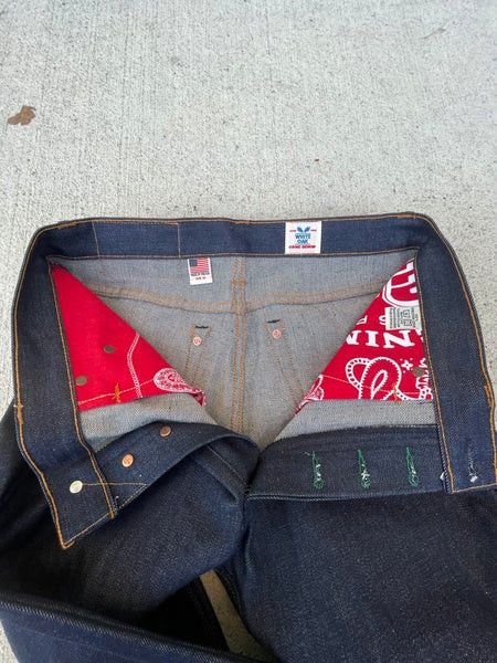 Left Field Nyc Left Field NYC Greaser 1968 Cone White Oak 13 oz | Grailed