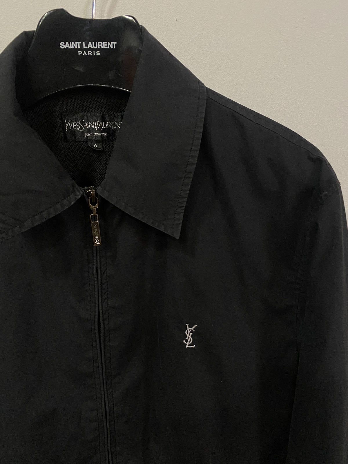 Saint Laurent Paris × Vintage × Yves Saint Laurent Black YSL Harrington ...