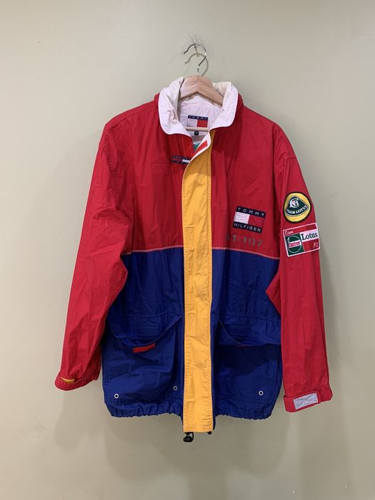 Vintage Vintage Rare 90s Tommy Hilfiger Team Lotus Racing Jacket F1 ...