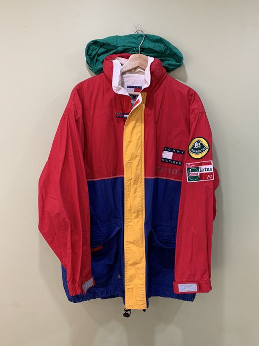 Vintage Vintage Rare 90s Tommy Hilfiger Team Lotus Racing Jacket F1 ...
