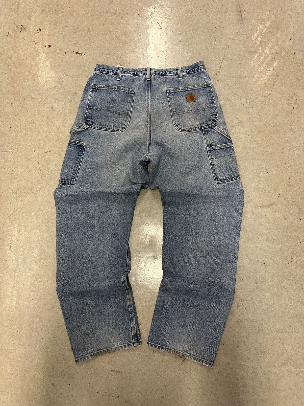 Carhartt × Streetwear × Vintage Vintage Carhartt Blue Jean Work Pants ...