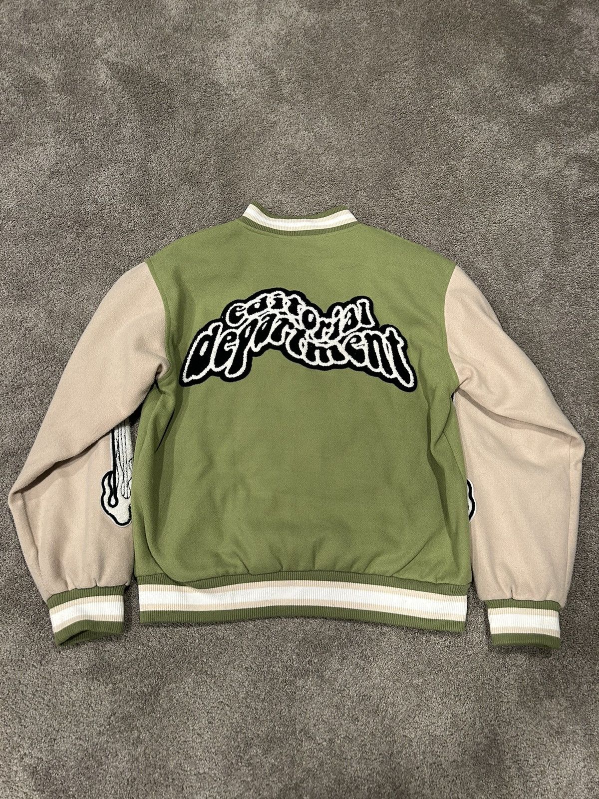 Japanese Brand Editorial Department Varsity Jacket | Grailed