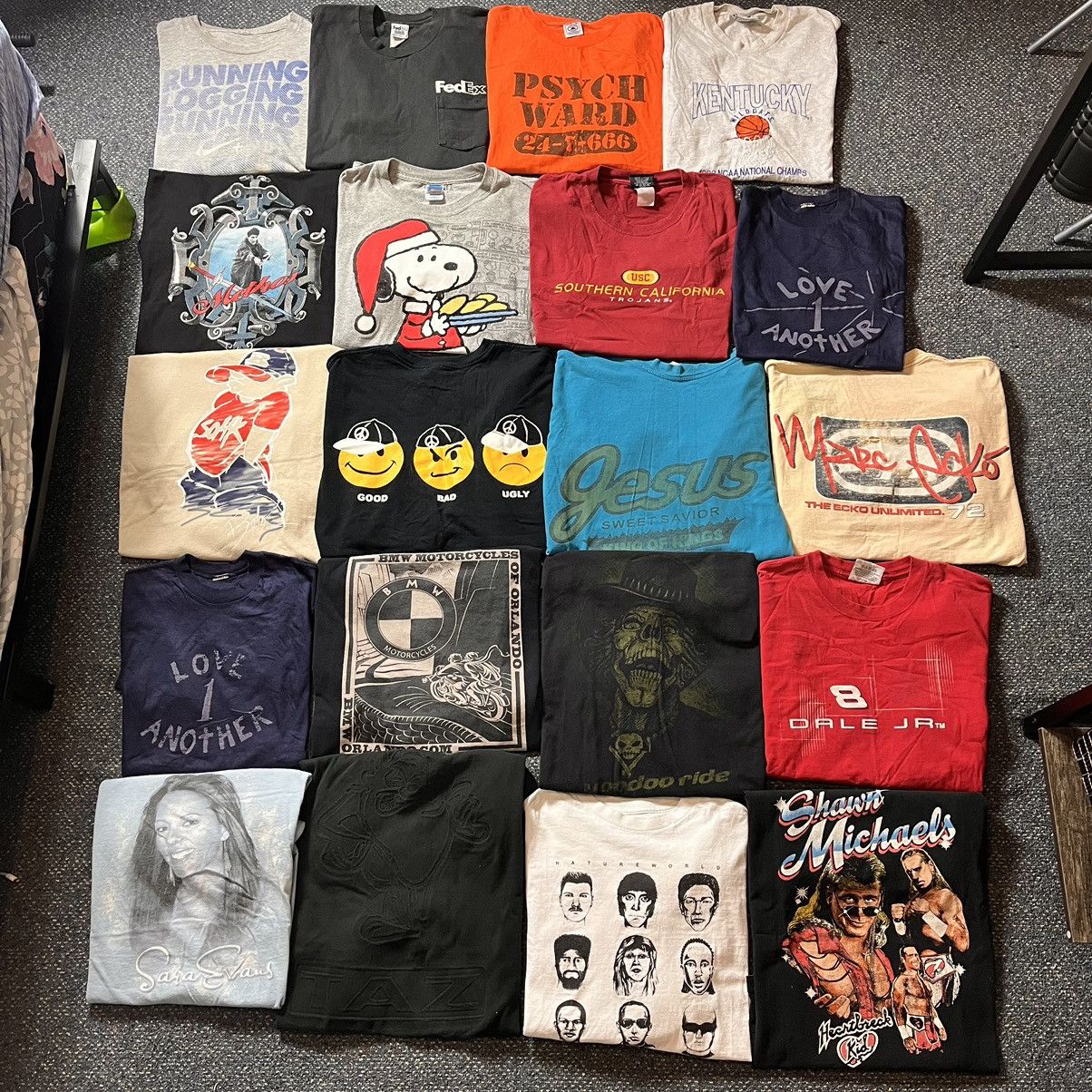 Made In Usa × Streetwear × Vintage Vintage 20 Lot Graphic T-Shirt ...