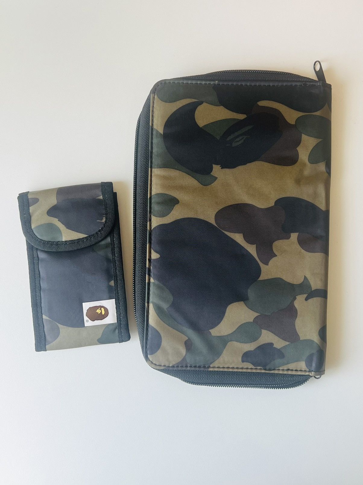 Bape 🔥 BAPE 1st Camo Organizer Bag & Pouch Set | Grailed