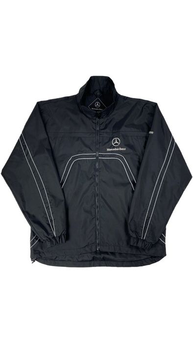 Vintage 🔥LASTDROP🔥Mercedes Benz Windbreaker Reflective Jacket | Grailed