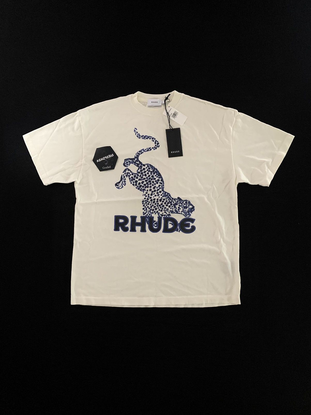 Rhude Rhude Leopard Logo Tee | Grailed