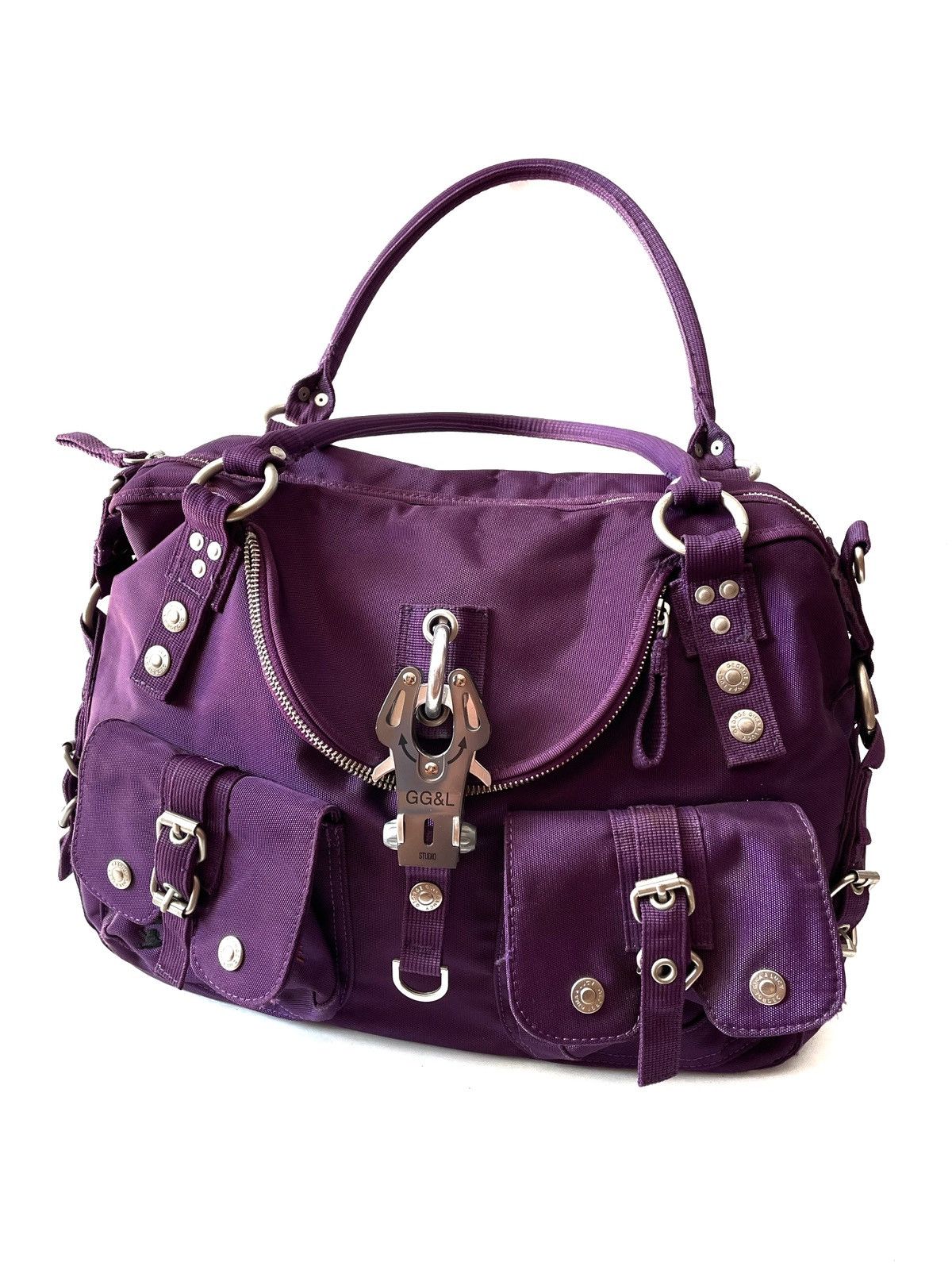George Gina & Lucy George Gina Lucy Purple Bag Daisy Saddle Heavy ...
