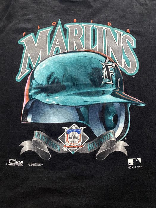 Vintage Vintage 90s MLB Florida Marlins Baseball Team T-Shirt | Grailed