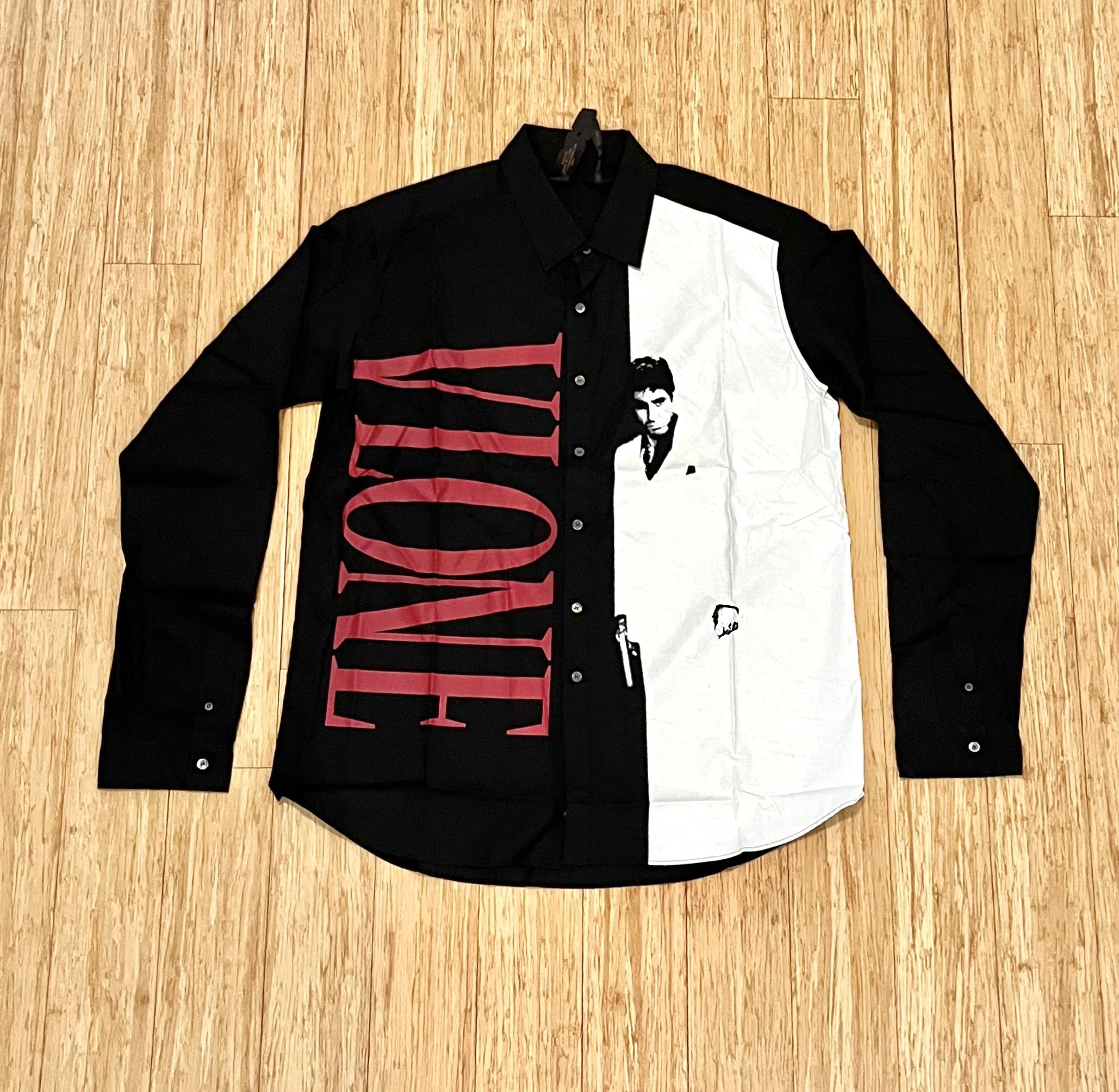 Vlone *RUNWAY* Vlone x Scarface Button Up | Grailed