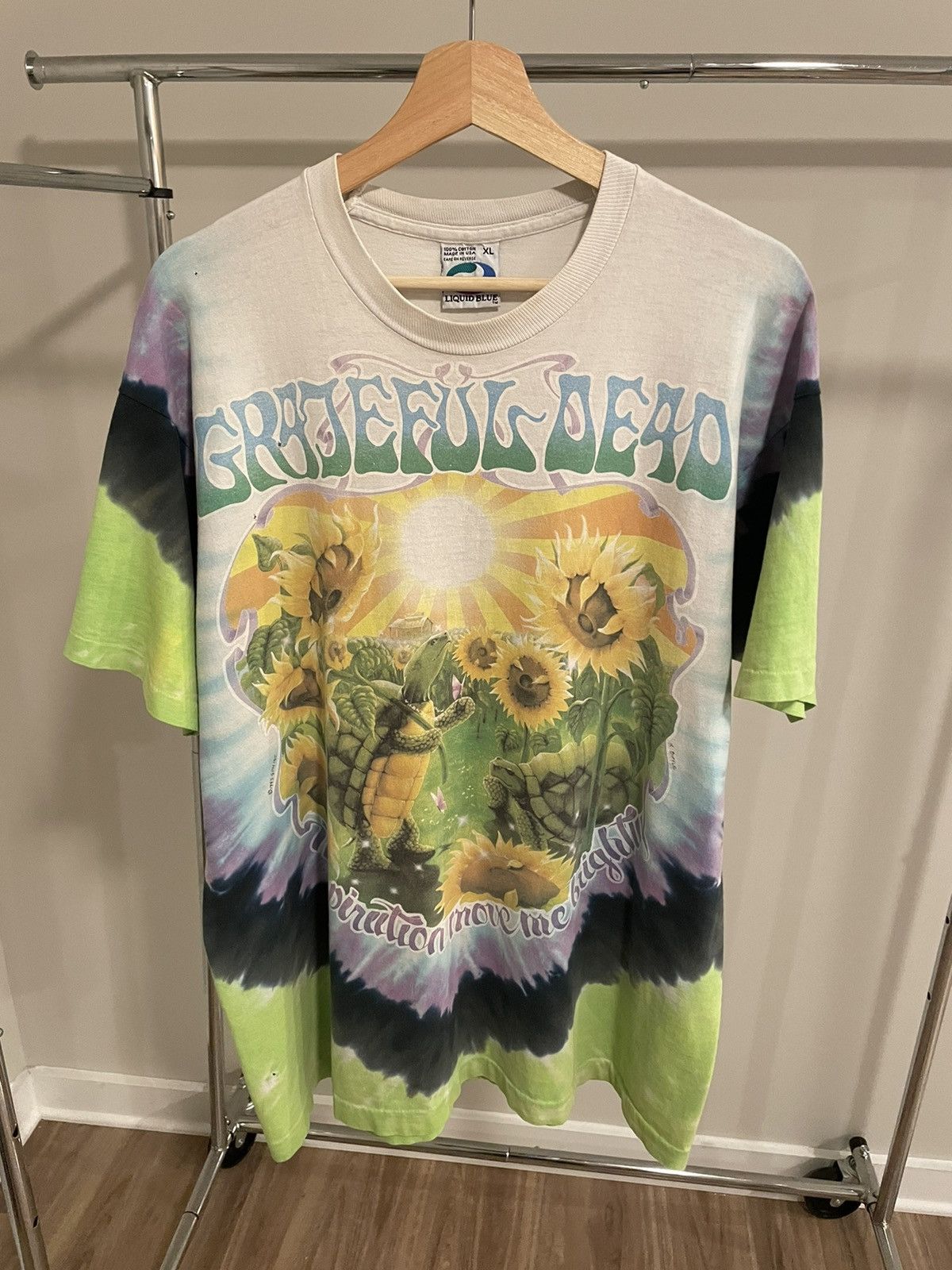 Vintage Vintage 1995 Grateful Dead Turtle Terrapin T-Shirt | Grailed