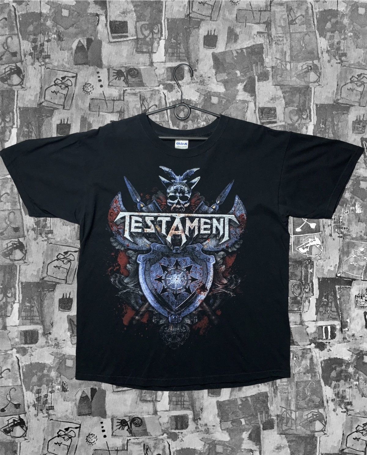 Vintage Tee Testament World tour vintage black | Grailed