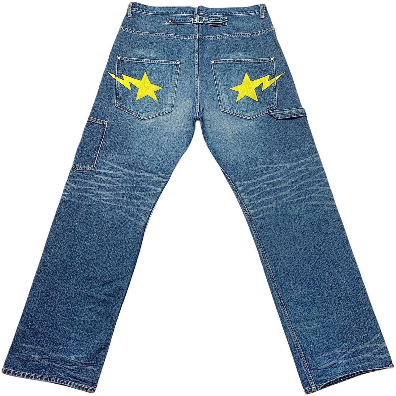 Bape Bape Bapesta Carpenter Selvedge Jeans | Grailed