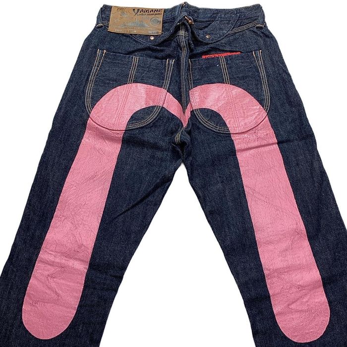 Evisu Evisu Pink Daicock Japanese Selvedge Denim Jeans | Grailed