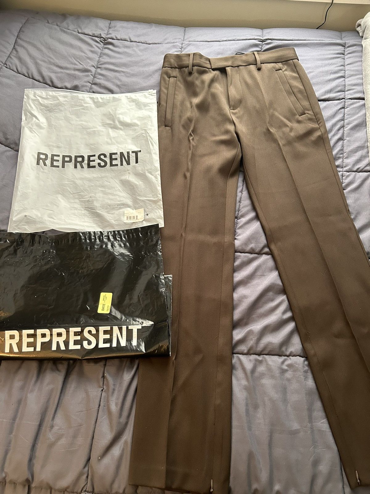 Represent Clo. Represent Clo. Tailored Pant Brown | Grailed
