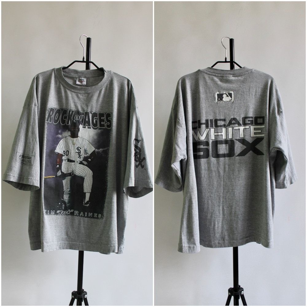 Vintage 1991 MLB Chicago White Sox Tim Rock Raines T Shirt | Grailed