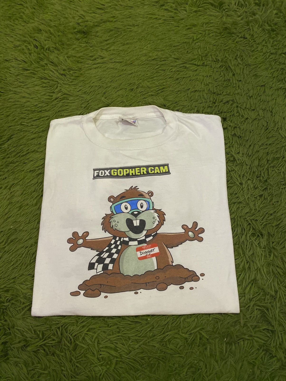 NASCAR × Vintage Vintage Nascar Fox Gopher Cam T-Shirt | Grailed