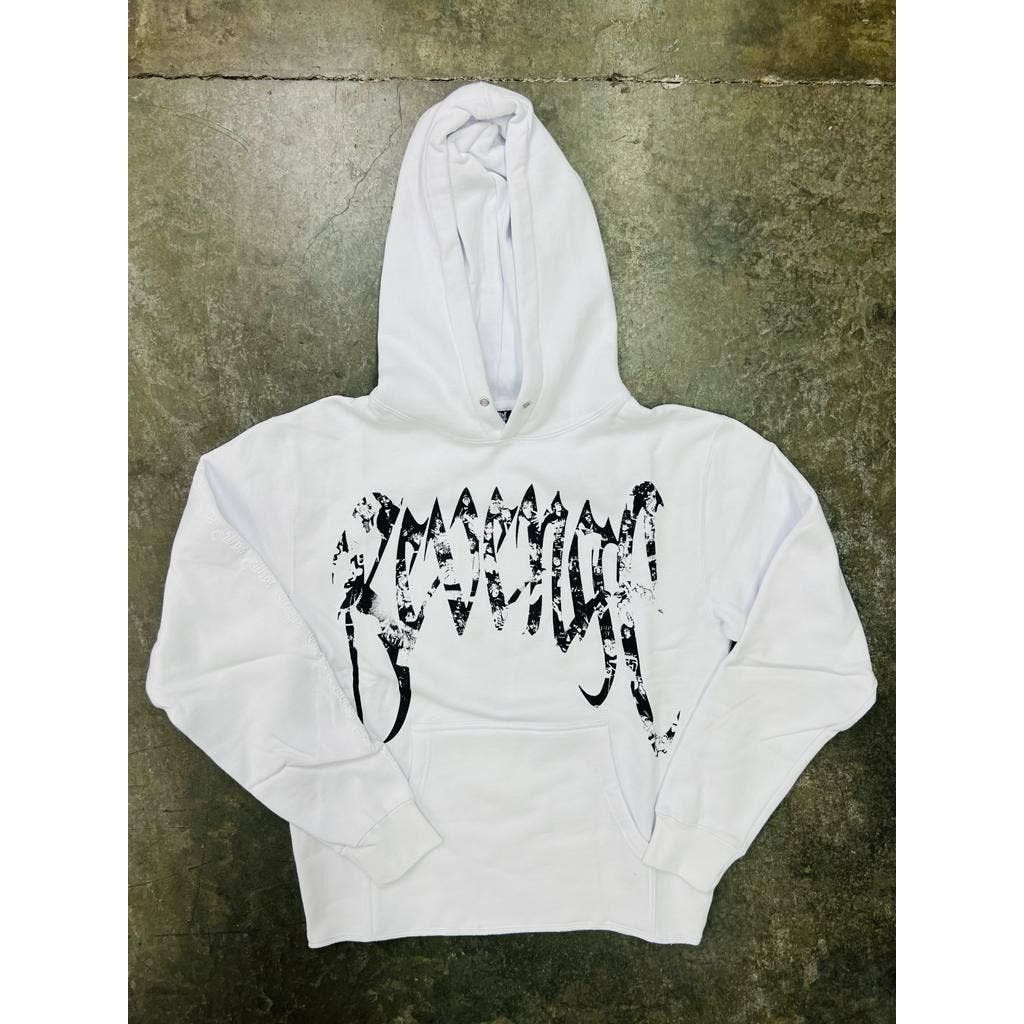 Revenge Juice Wrld Collage Hoodie White - Small | Grailed