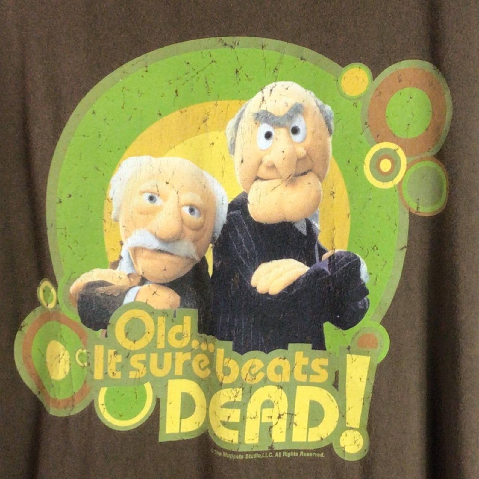 Disney Disney Muppets Statler And Waldorf Quote T Shirt Brown 2XL | Grailed